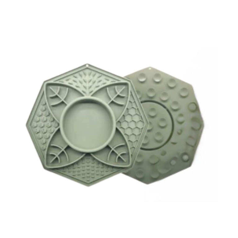 Fun flower dog bowl and lick mat – Jurassic Bark