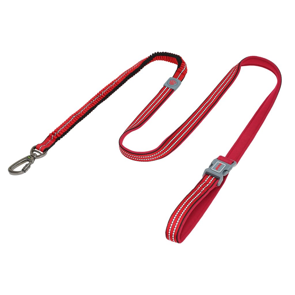 Vario Easy Snap Bungee leash Red – Jurassic Bark