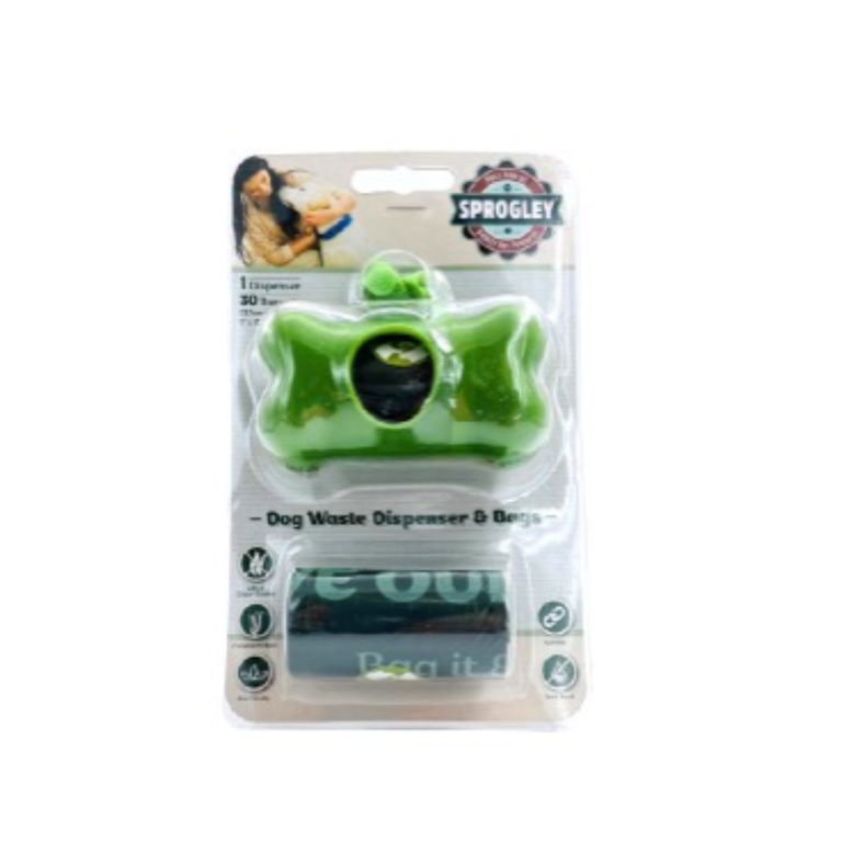 Sprogley Bone dispenser and bags – Jurassic Bark